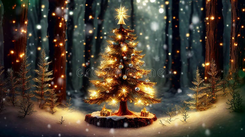 Christmas Tree , Miniature Tree ,video Background Animation ,christmas ...