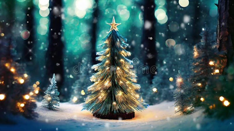 Christmas Tree , Miniature Tree ,video Background Animation ,christmas ...
