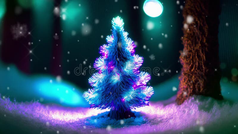 Christmas Tree , Miniature Tree ,video Background Animation ,christmas ...