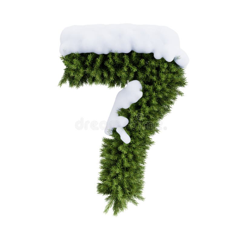 Winter Alphabet Number Seven Stock Illustrations – 62 Winter Alphabet ...