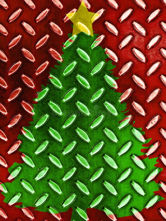 Christmas Tree Pattern stock photo. Image of rivets, rough - 21411382