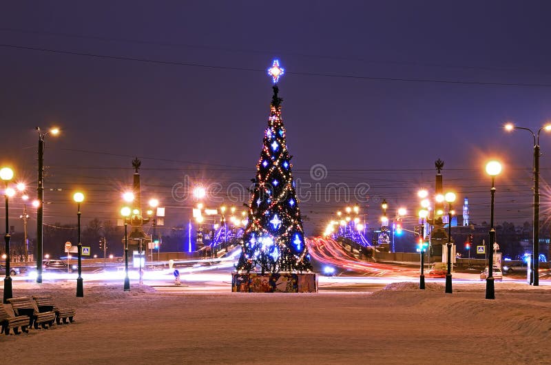 Christmas and New Year`s Light Installation in the Form of Numbers 2020 ...