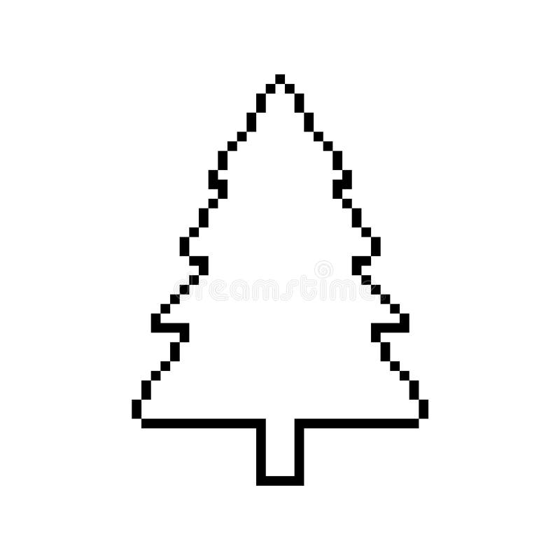 Christmas Tree Pixel Art Stock Illustrations – 1,971 Christmas Tree ...