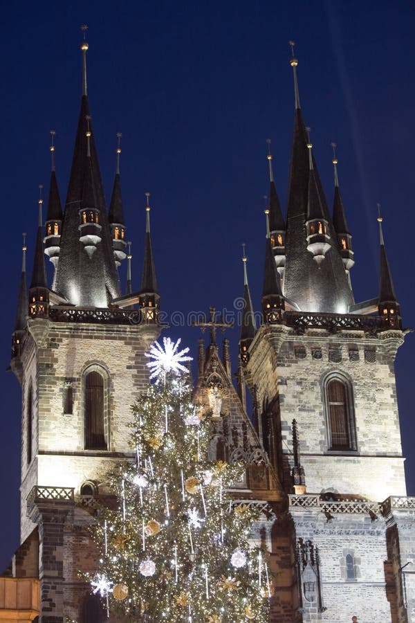 Christmas in Prague stock photo. Image of square, horse - 1101358