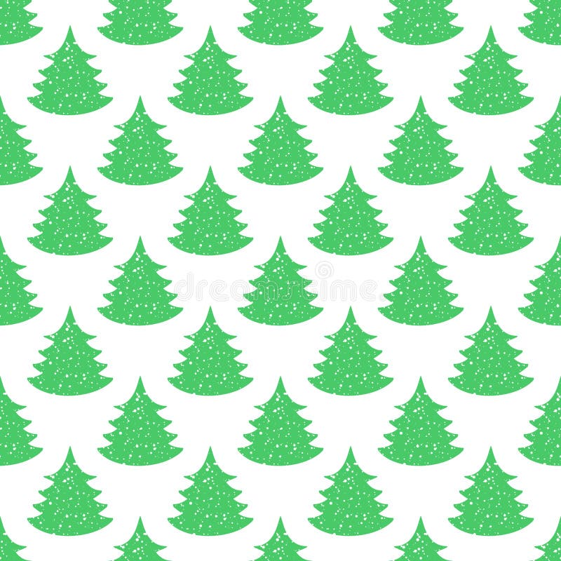 Christmas Tree Pattern Made in Escher Style. Endless Geometric Vector ...