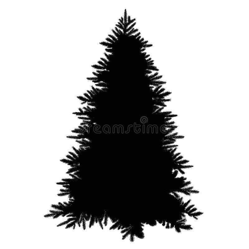 Pine Tree Clipart Black And White
