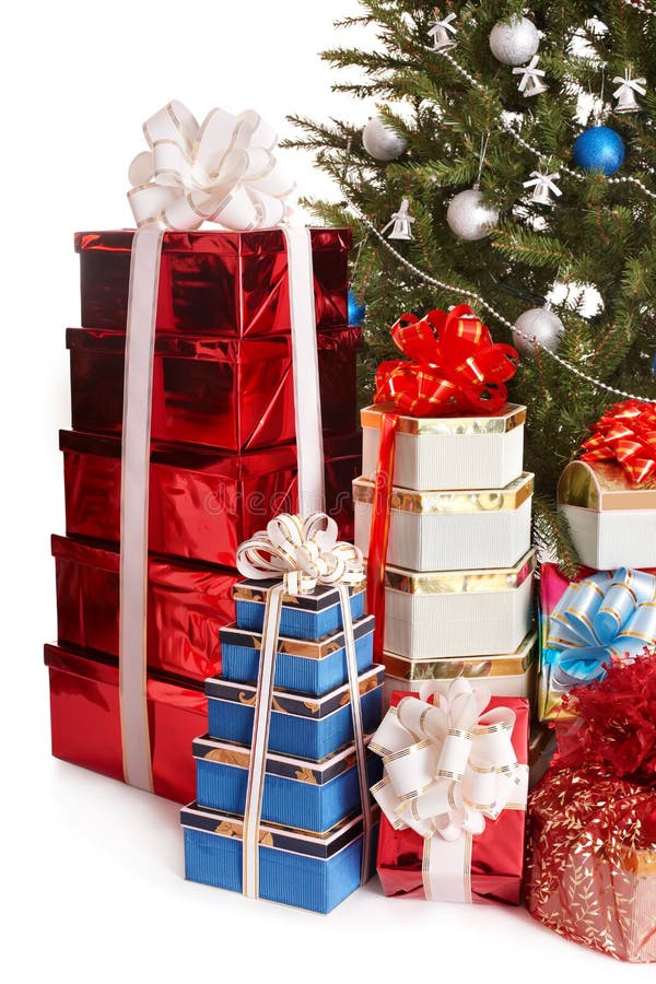 Many Christmas Presents Under the Tree Stock Photo - Image of pretty ...