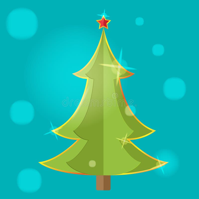 Christmas Tree Symbol Icon Design Vector Stock Vector - Illustration of ...