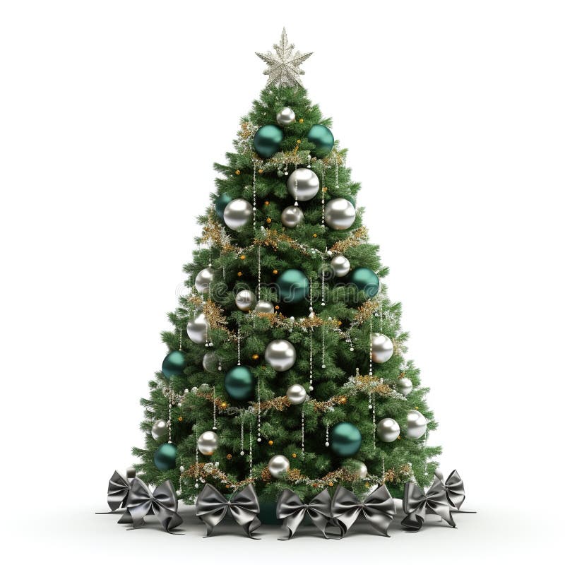 Christmas Tree Transparent Png or Isolated Stock Illustration ...