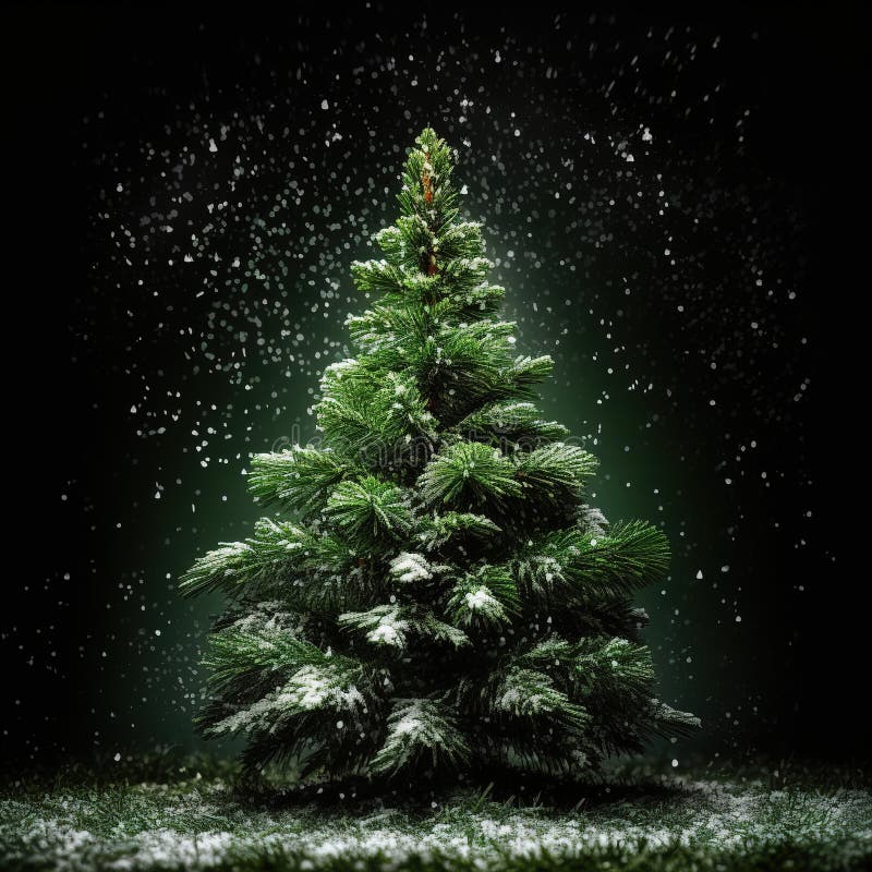 Christmas Tree Transparent Png or Isolated Stock Illustration ...