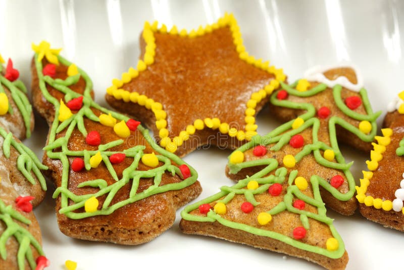 Christmas trees stock image. Image of green, icing, food - 22829543