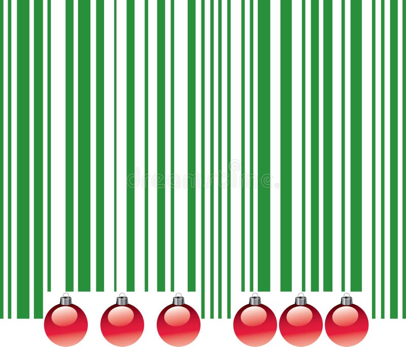 Christmas UPC Code stock vector. Illustration of holiday - 4941906