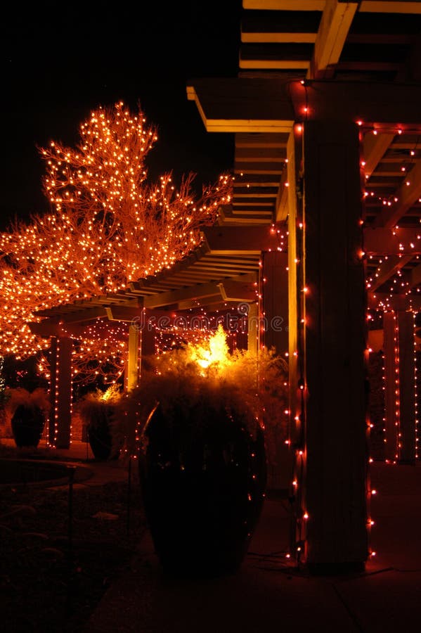 Christmas Walk stock photo. Image of landscape, illuminated - 340234