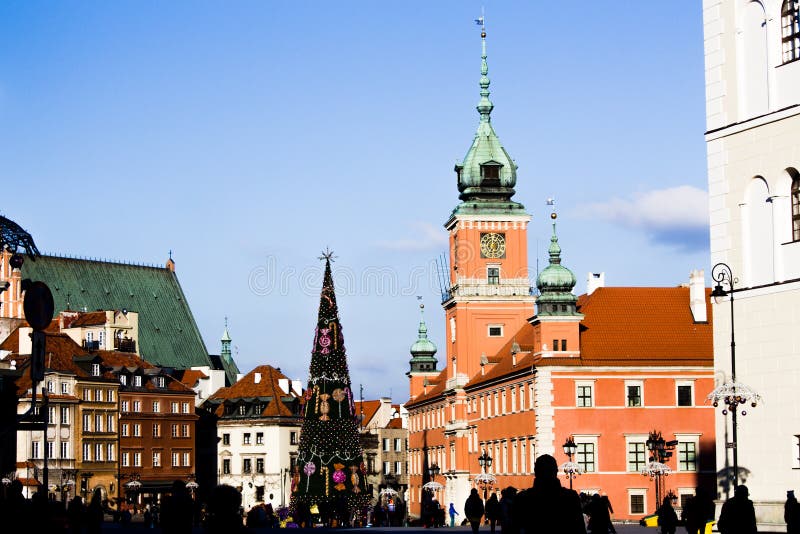 Christmas in Warsaw editorial stock image. Image of travel - 132662129