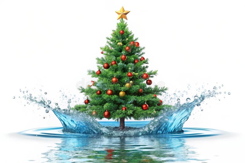 Waterchristmastree Stock Illustrations – 2 Waterchristmastree Stock ...
