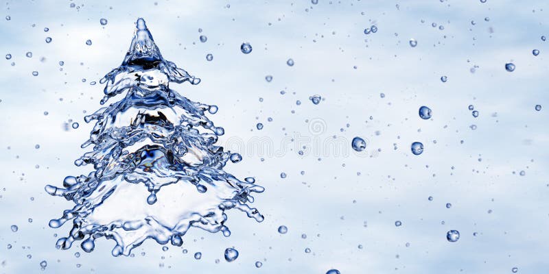 Christmas Splash Tree Water Stock Illustrations – 286 Christmas Splash ...