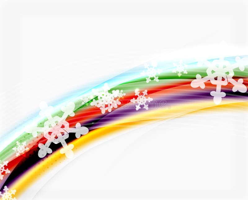 Christmas Wave Abstract Background Stock Vector - Illustration of ...