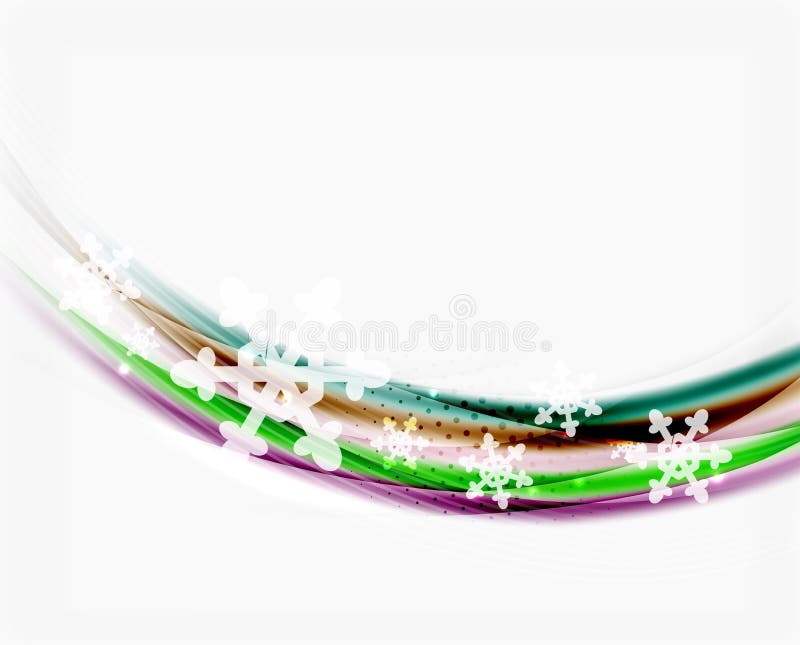 Christmas Wave Abstract Background Stock Illustration - Illustration of ...
