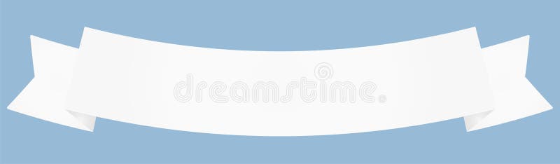 Christmas White Title Ribbon Stock Vector - Illustration of ...