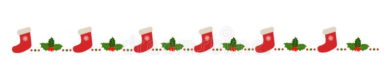 Divider Christmas Winter Holiday Vector Design Template Stock Vector ...
