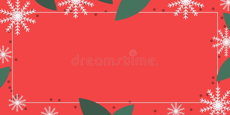 Christmas Winter Red Color Stylish Background Design Vector Template ...