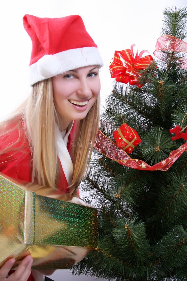 Christmas woman stock photo. Image of christmas, personal - 11977278