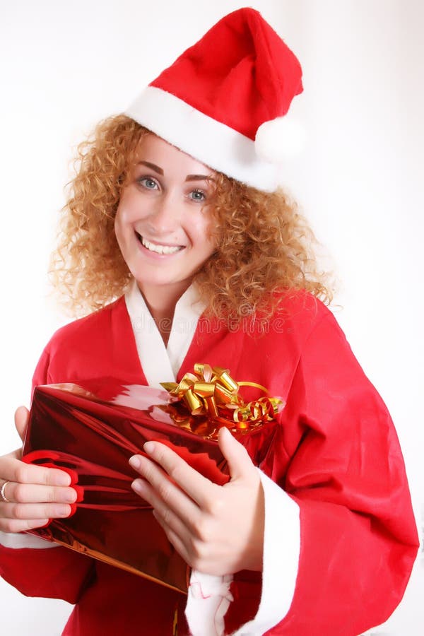 Christmas woman stock photo. Image of ladies, fresh, looking - 12075668