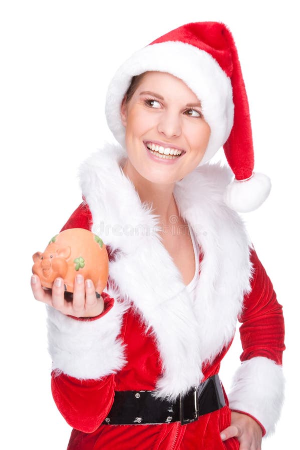 Christmas woman stock photo. Image of cloverleaf, culture - 21581702