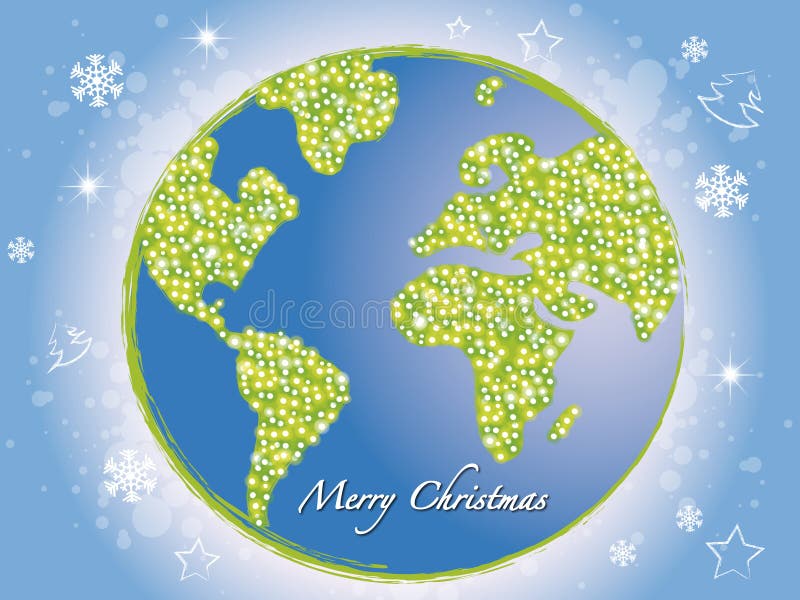 Christmas world stock illustration. Illustration of christmas - 101298072