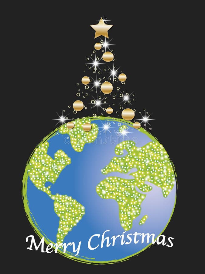 Christmas world stock illustration. Illustration of christmas - 101298072