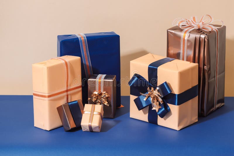5,108 Blue Wrapped Gift Boxes Stock Photos - Free & Royalty-Free Stock ...