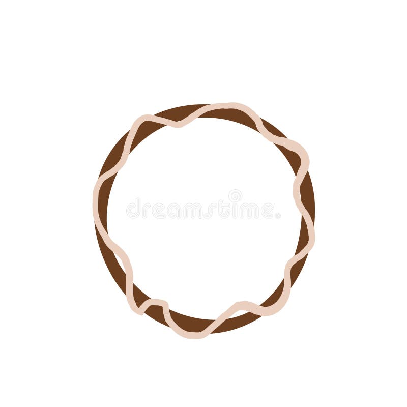 Christmas Wreath Base Vector Illustration Stock Vector - Illustration ...