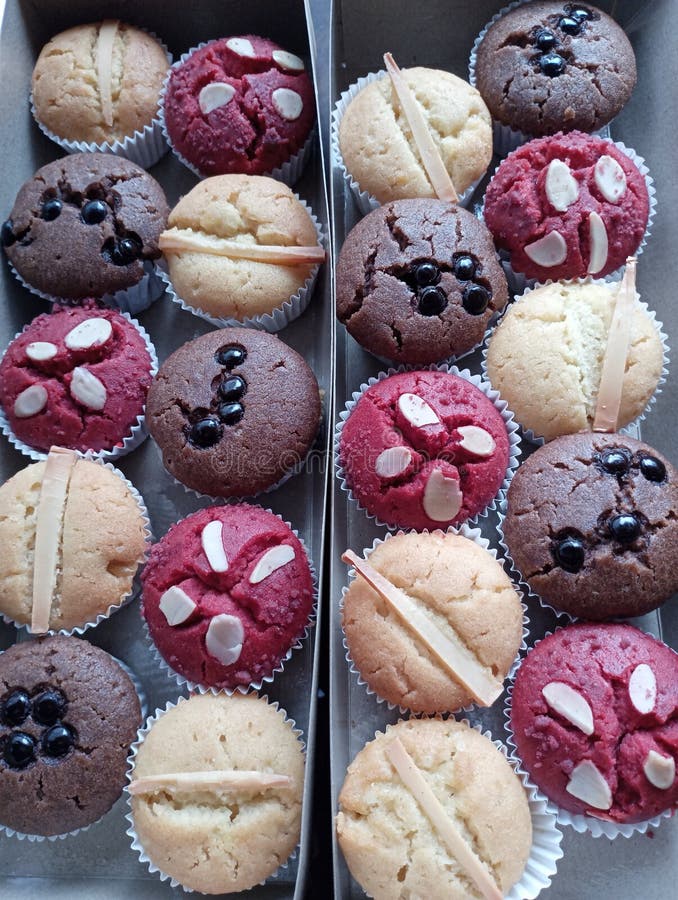 Christmast Muffin Bake Delicioso Foto de archivo - Imagen de delicioso ...