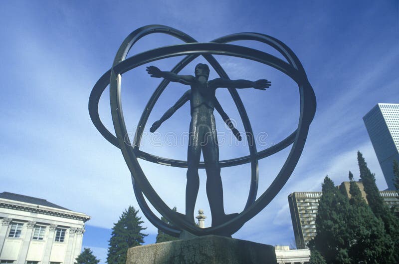 Buffalo Statue in Downtown Denver Colorado Editorial Photo - Image of ...