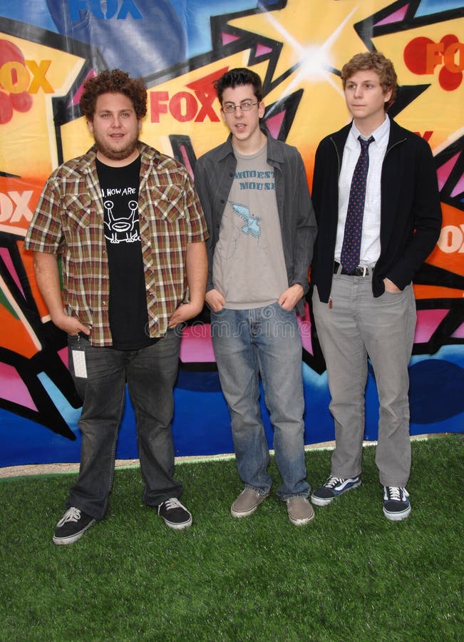Christopher Mintz, Jonah Hill, Michael Cera Editorial Stock Photo ...