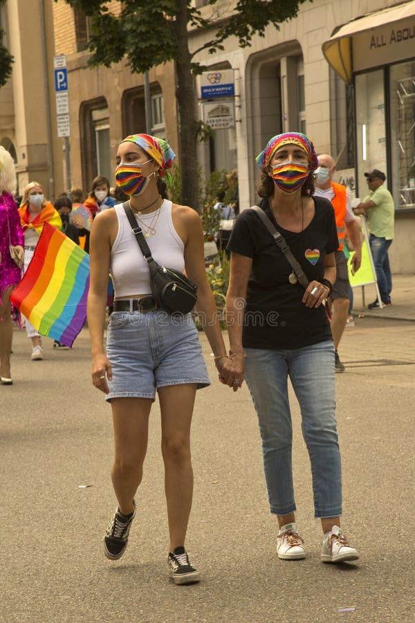 Christopher Street Day in Stuttgart, Germany. Editorial Photo - Image ...