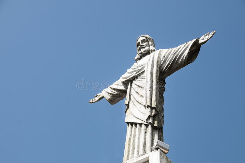 Christus Het Standbeeld Van De Verlosser Stock Foto - Image of ...