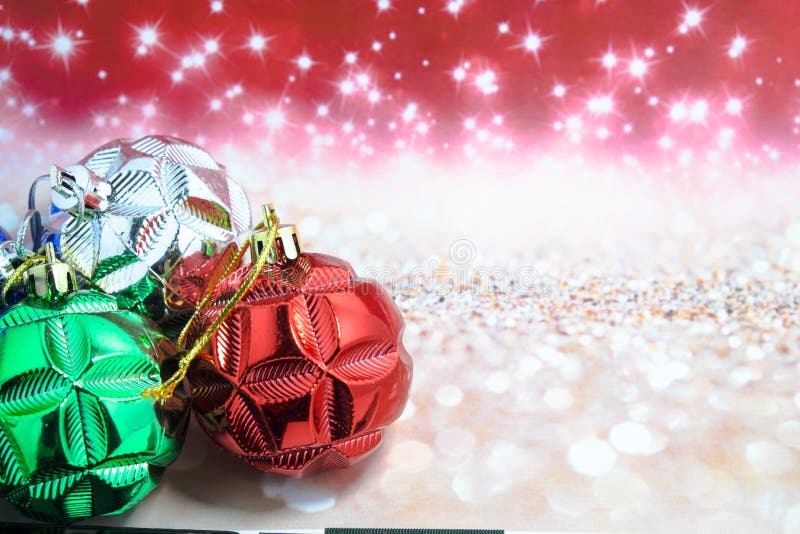 Chritmas Balls Glitters Background Stock Photos - Free & Royalty-Free ...