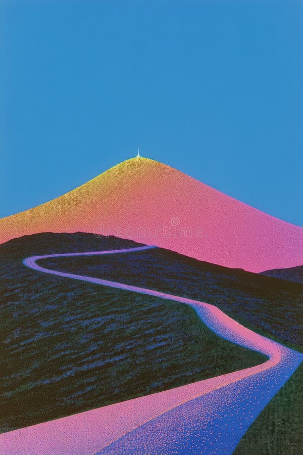 Chroma Divide Minimalism stock illustration. Illustration of plain ...