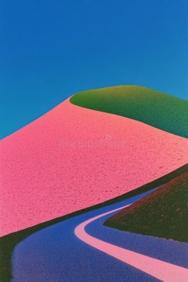 Chroma Divide Minimalism stock illustration. Illustration of texture ...