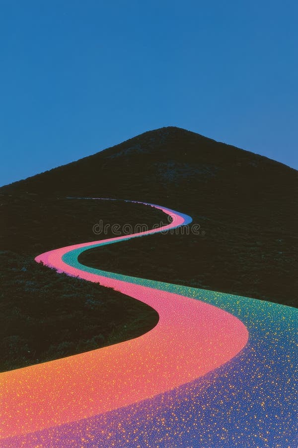 Chroma Divide Minimalism stock illustration. Illustration of divide ...