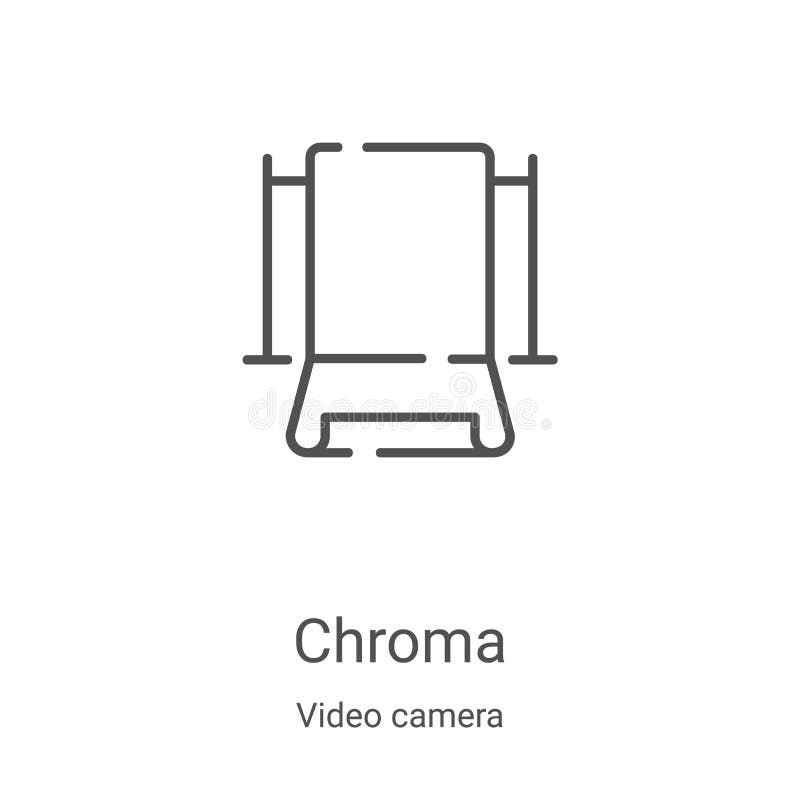 Chroma Key Icon. Line Simple Streaming Icon for Templates, Web Design ...