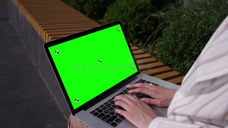 Chroma Key Display Internet Business Office Technology Work Desk ...