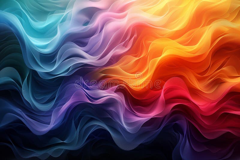 ChromaFlow: Exclusive Gradient Background Stock Illustration ...