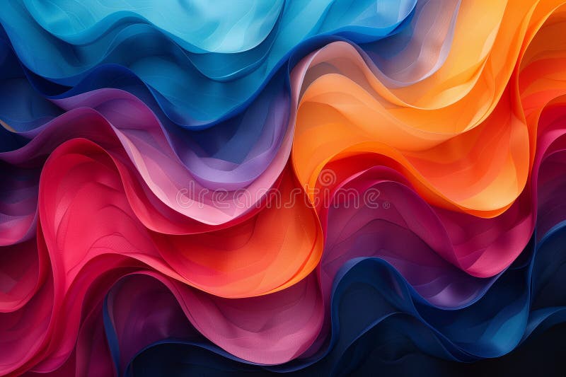 ChromaFlow: Exclusive Gradient Background Stock Illustration ...