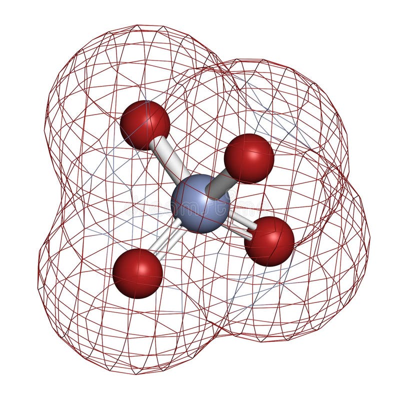 Chromate Anion, Chemical Structure. Skeletal Formula. Stock Photo ...