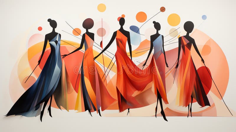 Chromatic Ballet. the Dance of Light and Shadow Plays Across the Canvas ...