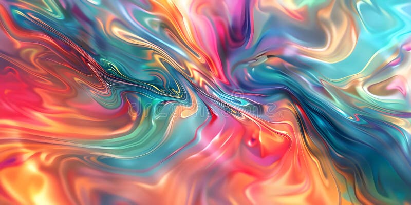 Chromatic Chaos: Mixed Colors with Distortion Effect Background ...