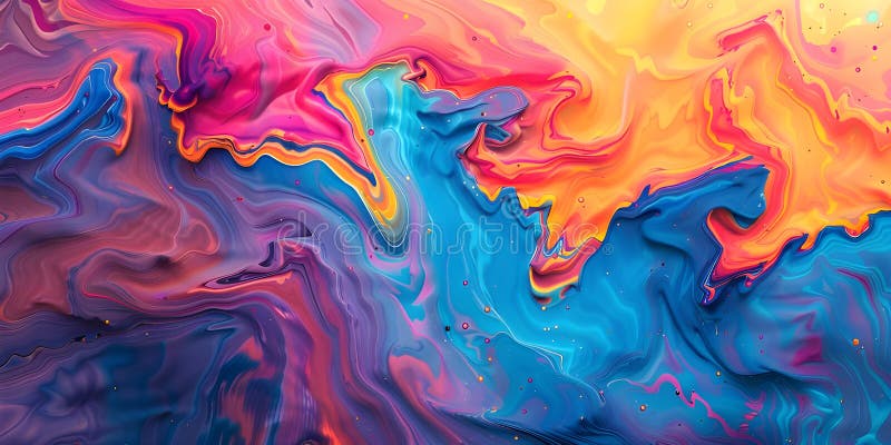 Chromatic Chaos: Mixed Colors with Distortion Effect Background ...