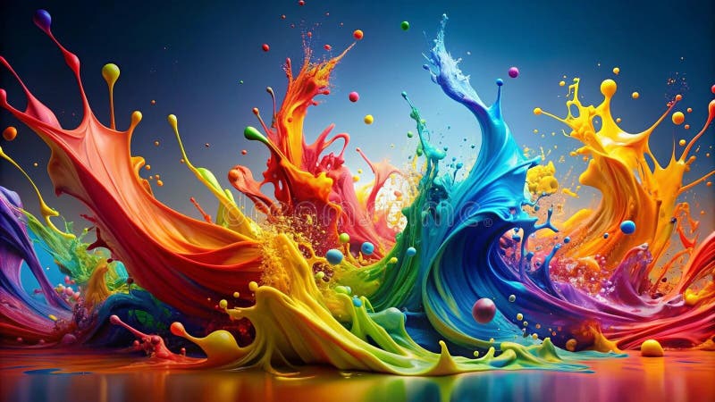 Chromatic Chaos: a Symphony of Vibrant Hues Generative AI Stock ... Chromatic Chaos: a Symphony of Vibrant Hues Generative AI Stock ...